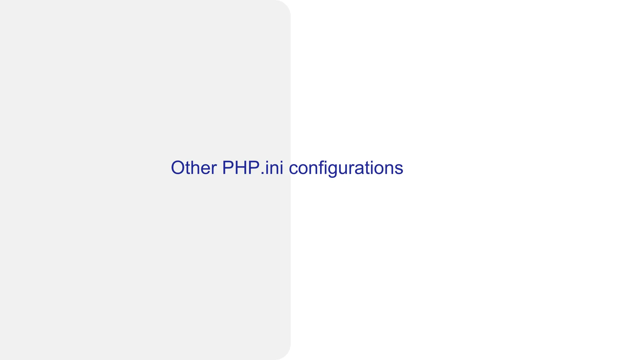 Php Ini Configurationpptx Web Development Internet 8369