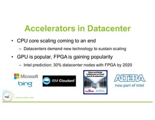 Deploying Accelerators At Datacenter Scale Using Spark | PDF
