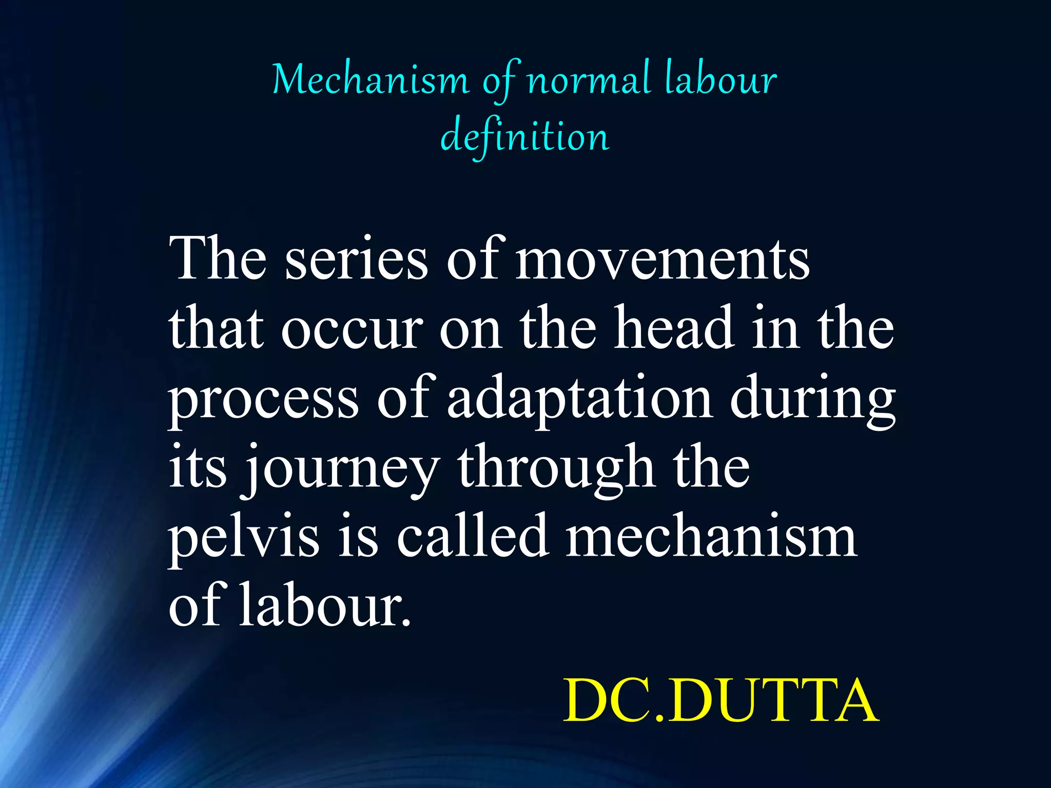 Physiology and Mangement of 2nd stage labour | PPTX