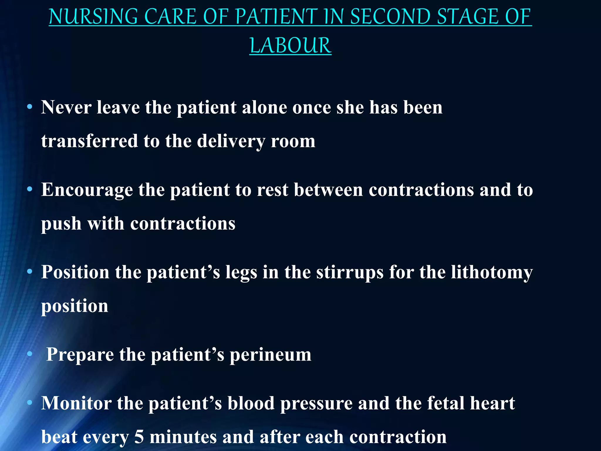 Physiology and Mangement of 2nd stage labour | PPTX