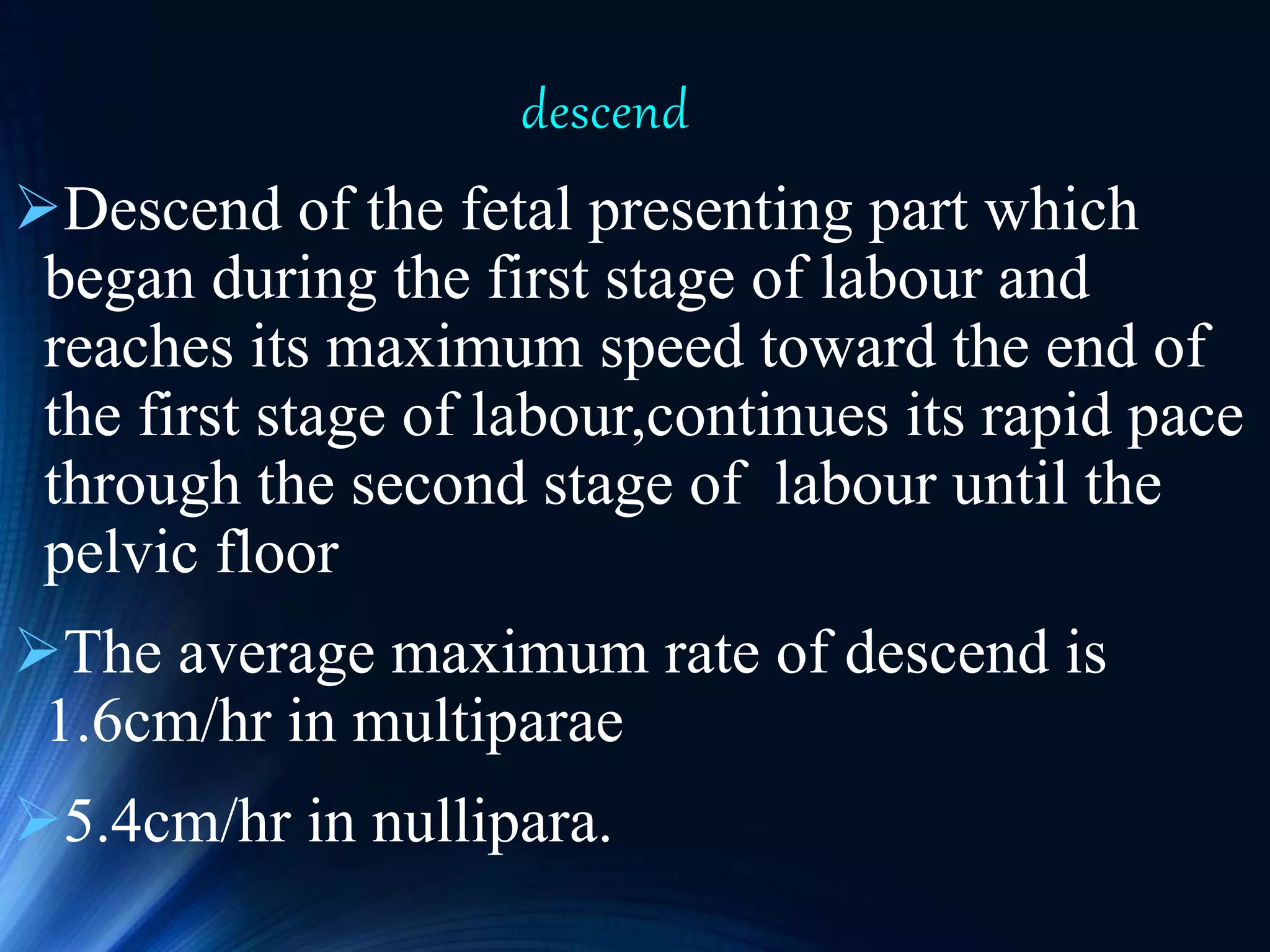 Physiology and Mangement of 2nd stage labour | PPTX