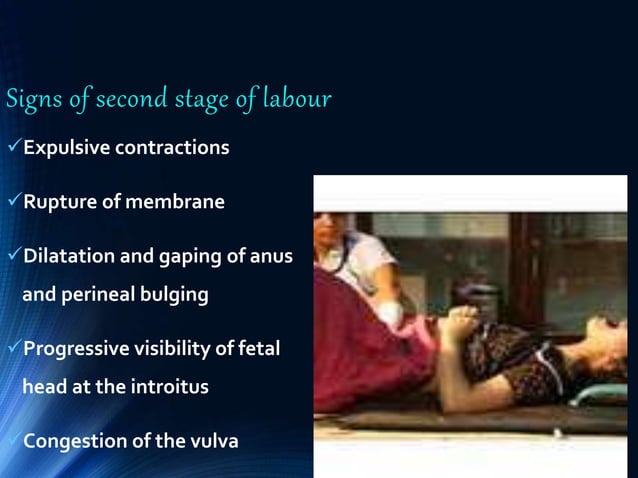 Physiology and Mangement of 2nd stage labour | PPTX | Pregnancy ...