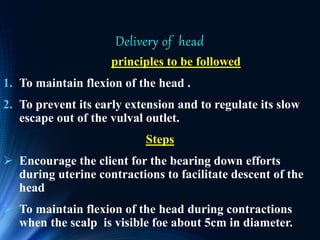 Physiology and Mangement of 2nd stage labour | PPTX