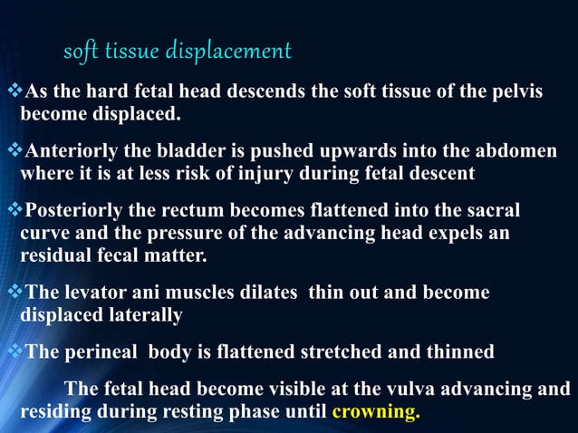 Physiology and Mangement of 2nd stage labour | PPTX | Pregnancy ...