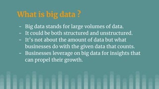 3 pillars of big data : structured data, semi structured data and ...