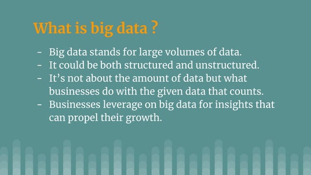 3 pillars of big data : structured data, semi structured data and ...
