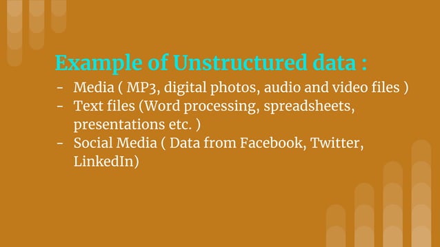3 pillars of big data : structured data, semi structured data and ...