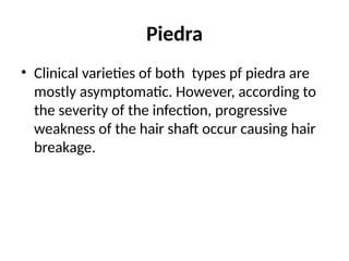 3 Pityriasis, nigra, piedra.pptx mycology | PPT