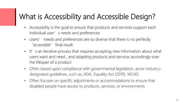 Inclusive Design in the Recruitment Process – and Wider Applications | PPT