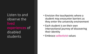 Guide to Digital and Communication Accessibility in Higher Education | PPTX