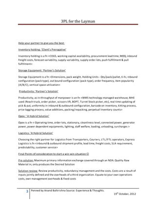 3 pl engagement for the layman | PDF