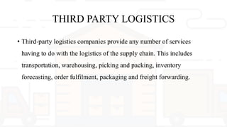 3 pl logistics | PPTX