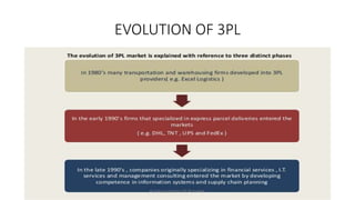 3 pl logistics | PPTX