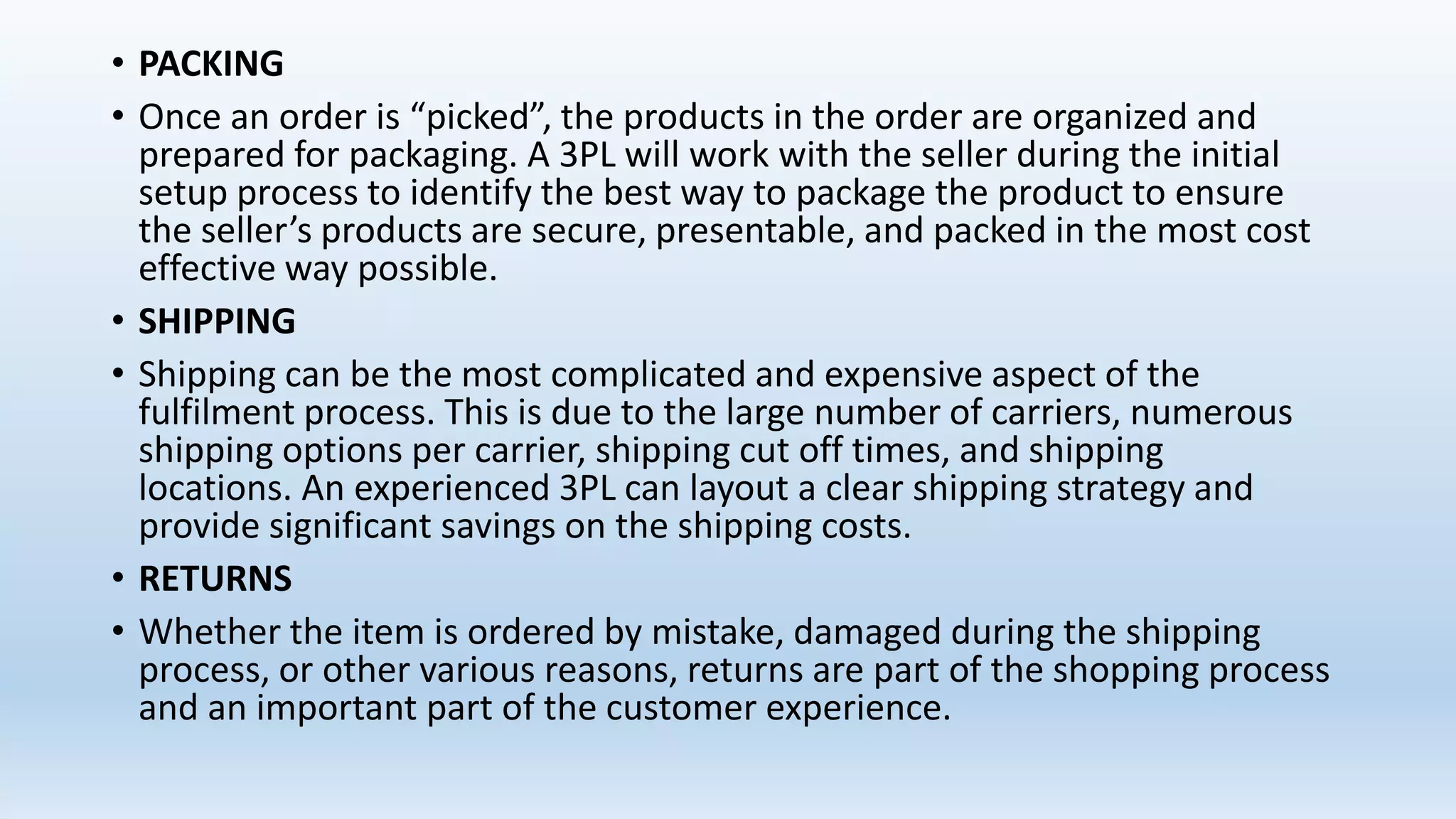 Third party logistics | PPT