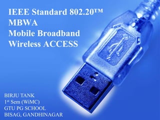 Mobile Broadband Wireless Access | PPTX | Internet of Things | Internet