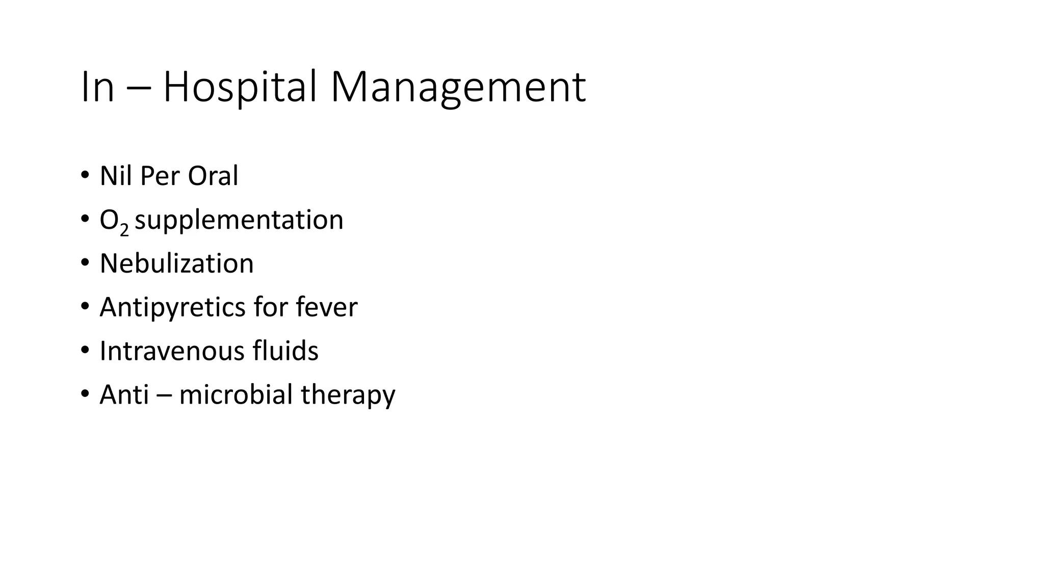Management of Pneumonia | PPTX
