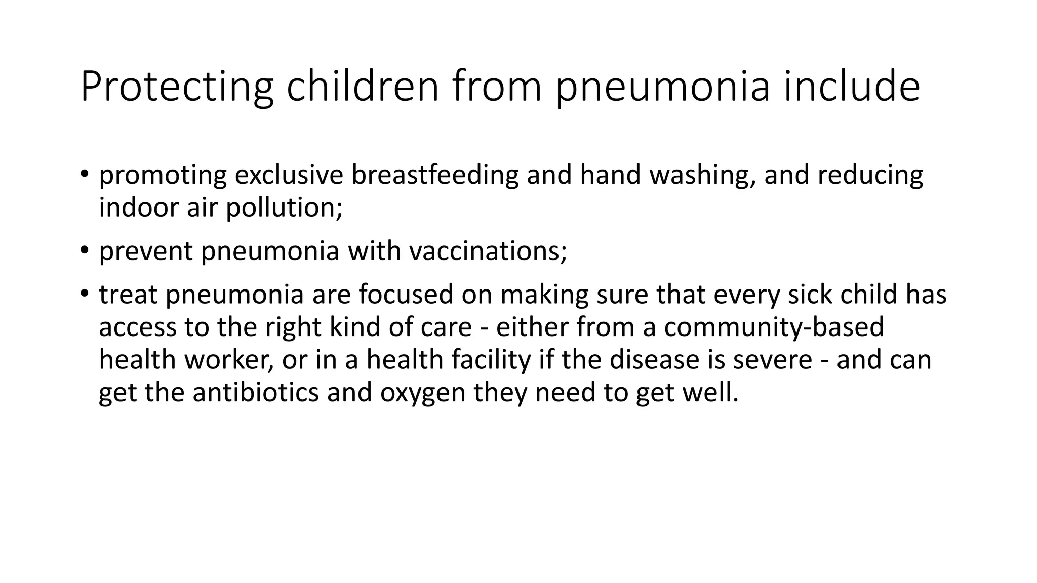 Management of Pneumonia | PPTX