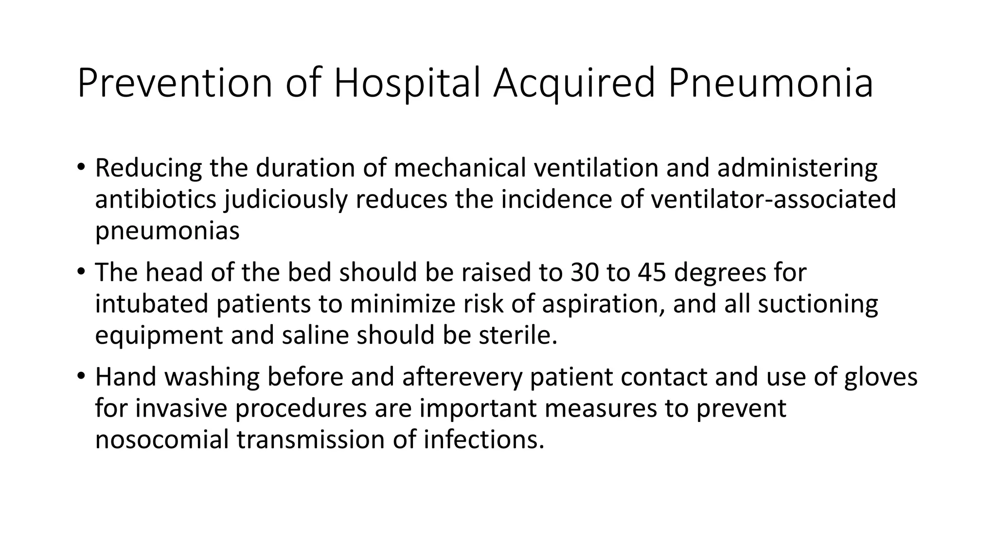 Management of Pneumonia | PPTX
