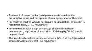 Management of Pneumonia | PPTX