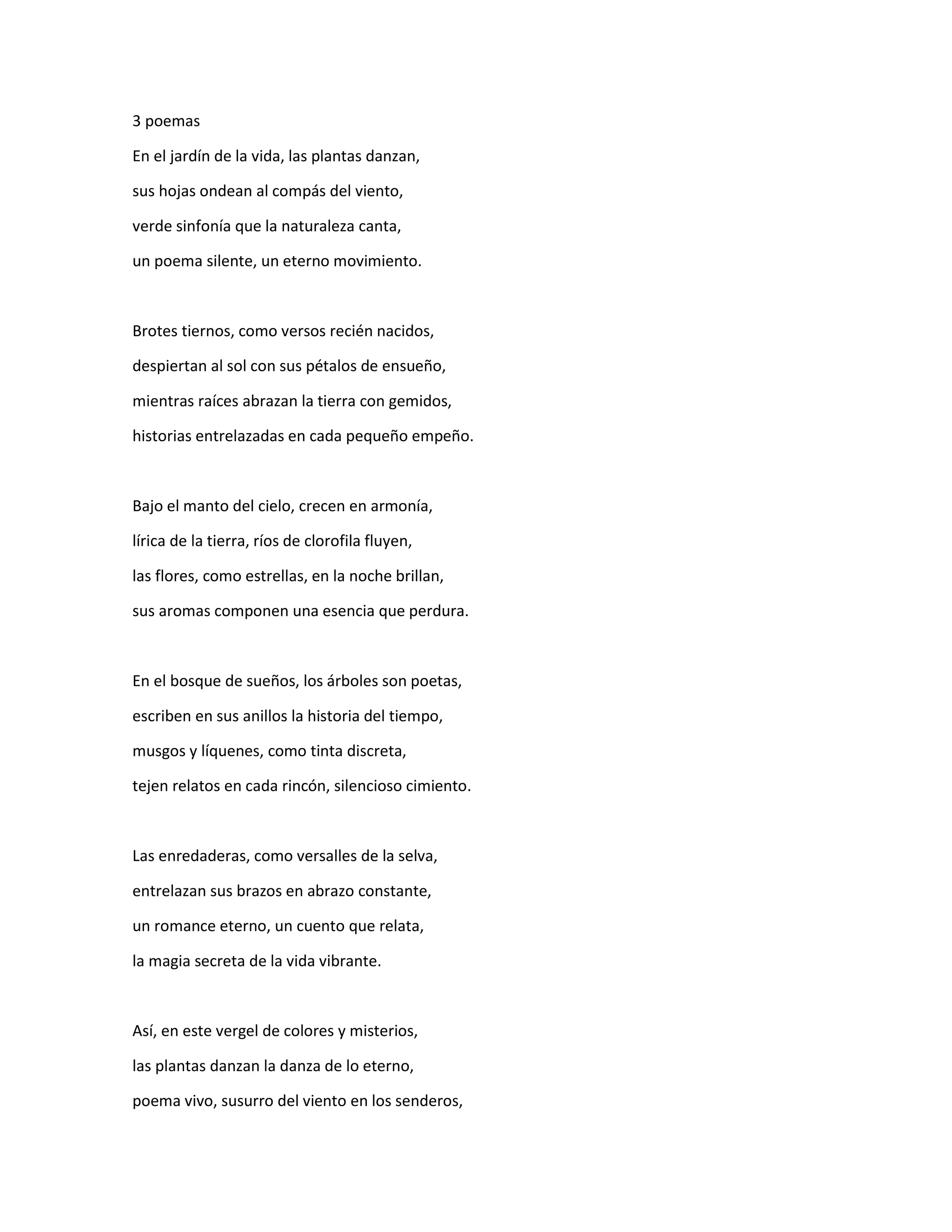 3 poemas creados por Abigail | PDF