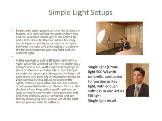 3 point lighting! | PPT