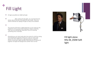 3 point lighting | PPT
