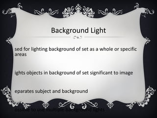 3 point lighting improved powerpoint | PPT