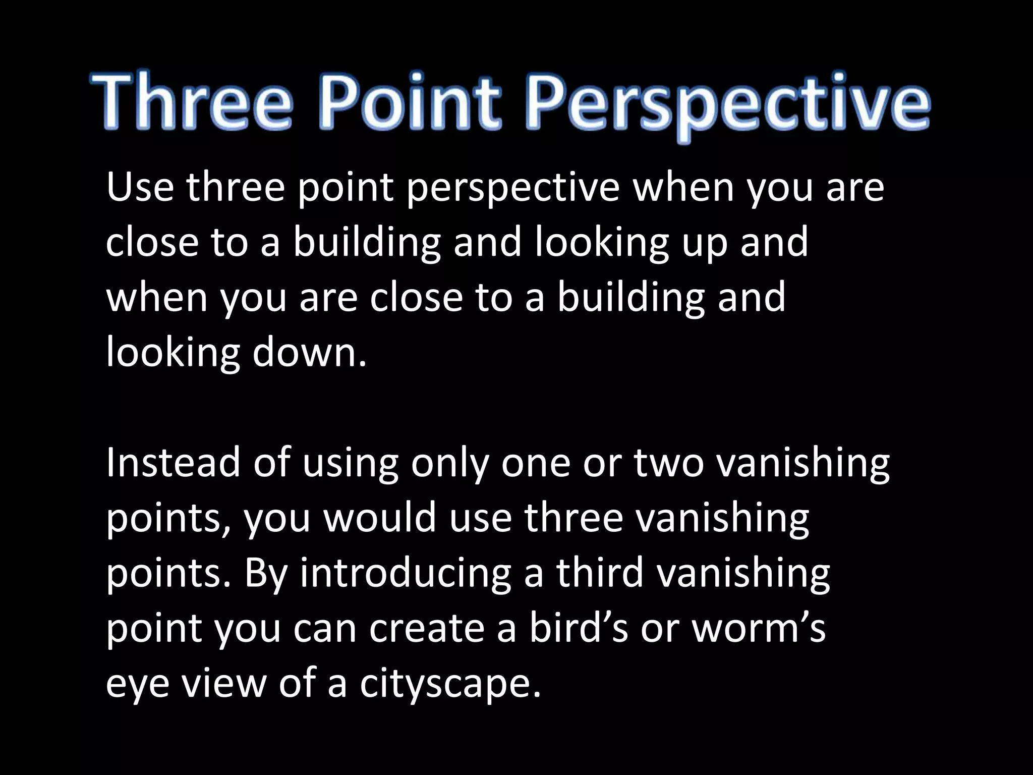 3-Point Perspective | PPTX