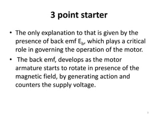 3 point starter | PPT