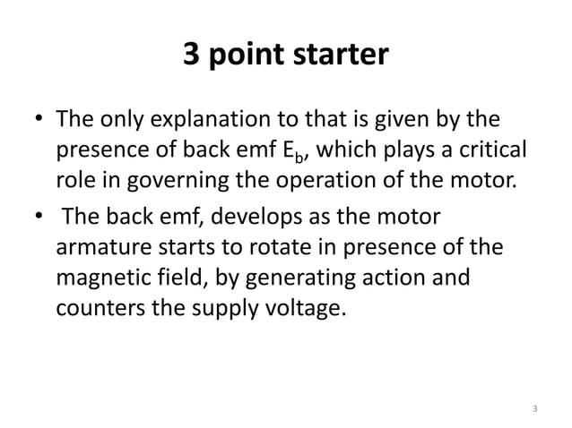3 point starter | PPTX