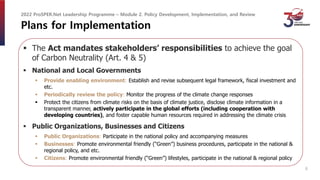 Policy Development, Implementation, & Review | PPTX