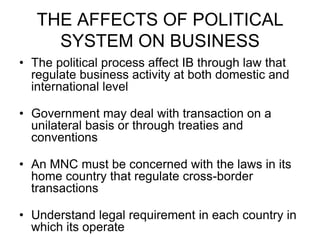 3 political environment | PPTX