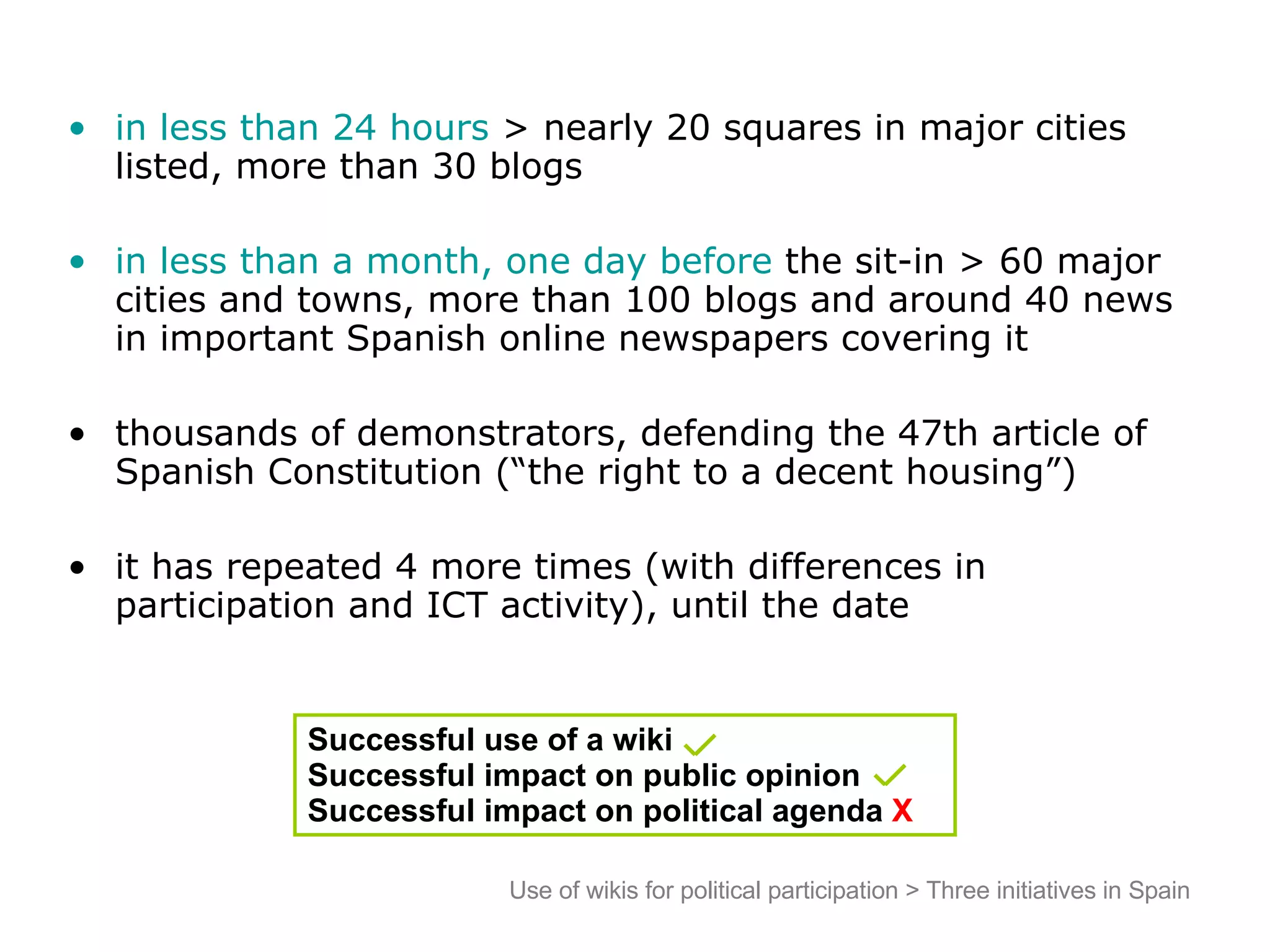 Use of wikis for political participation | PPT