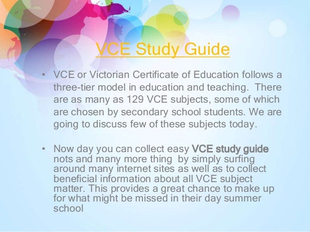 3 popular vce subjects chosen by students in australia