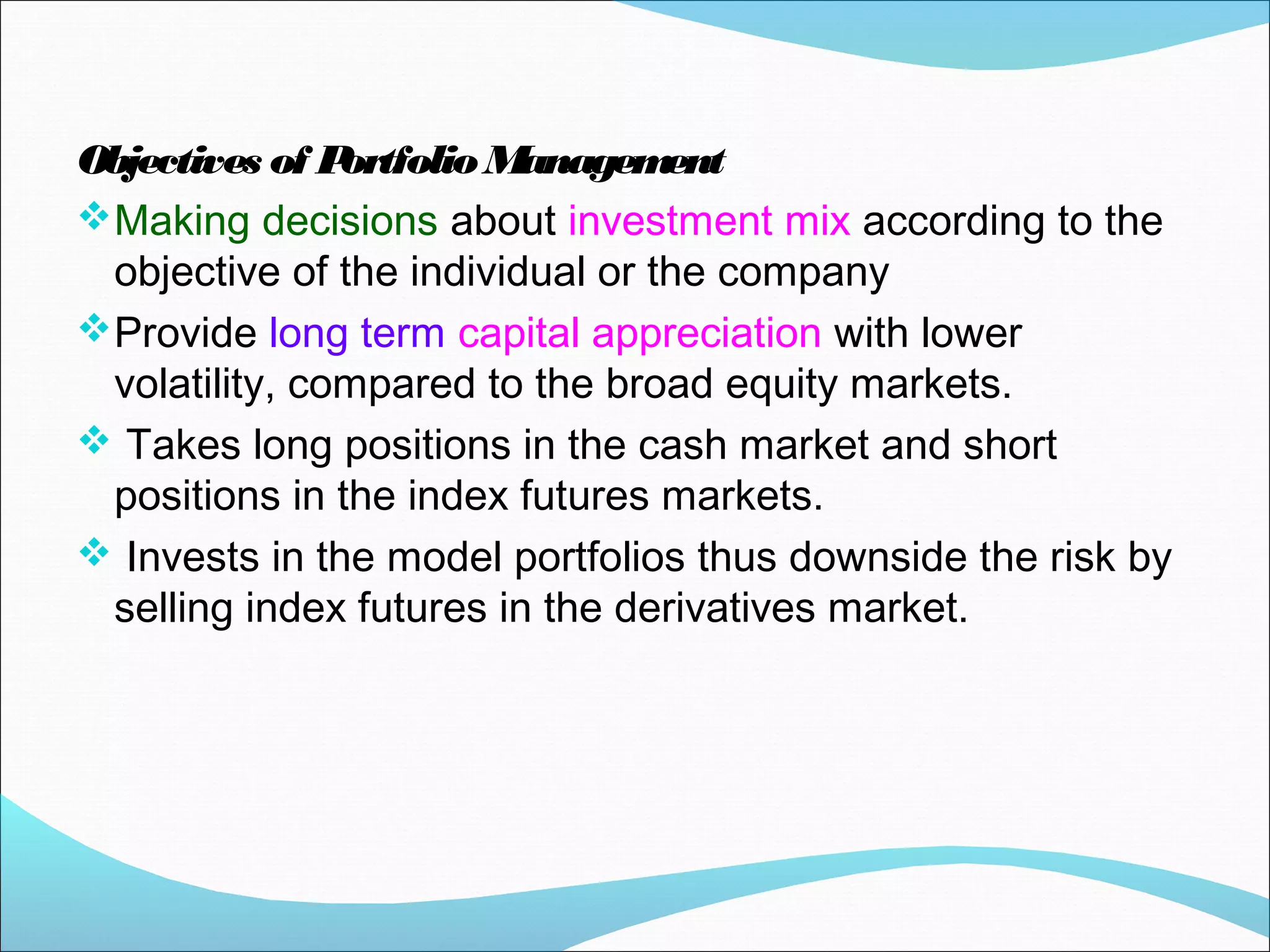Portfolio Management Services | PPT