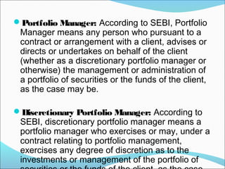 Portfolio Management Services | PPT