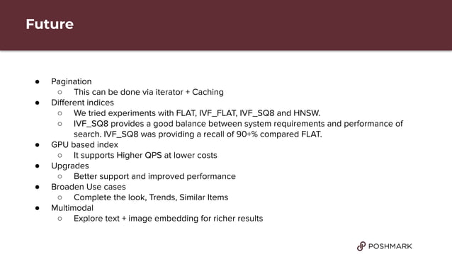 AI/ML Infra Meetup | Scaling Vector Databases for E-Commerce Visual ...