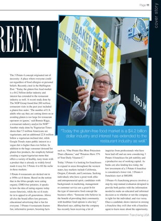 3 potato 4 cover in Franchising USA February issue Check it out | PDF ...