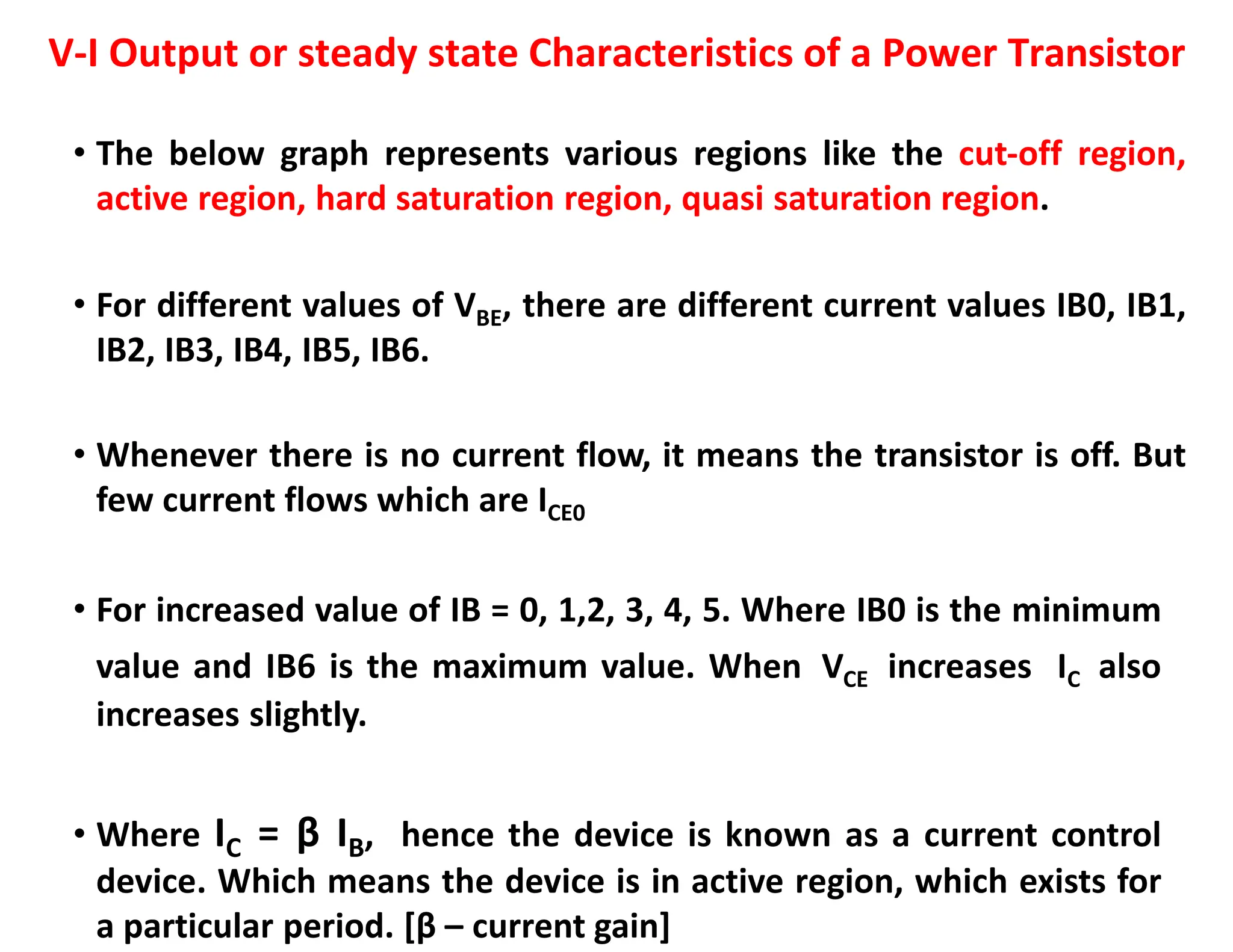 Advantages of the 3 Power Transistor used in the Automobile | PPTX