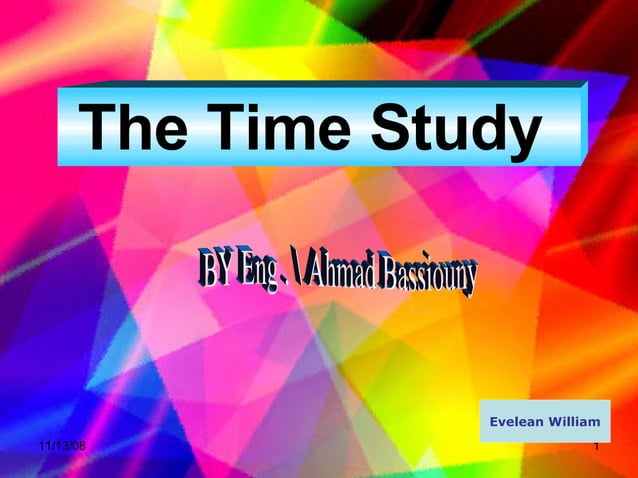 What Is Time Study | PPT
