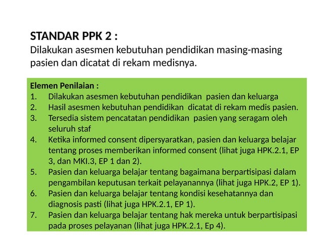 PPK. program pendidikan kesehatan berbasis | PPTX