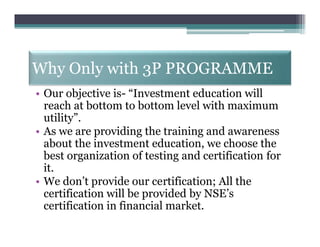 3 p programme ppt | PPT