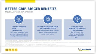 THE MICHELIN XD Grip 27.00R49 TIRE OTR.pptx | Sports Equipment | Sports