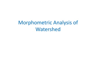 Practical Morphometric Analysis_watershed.pdf