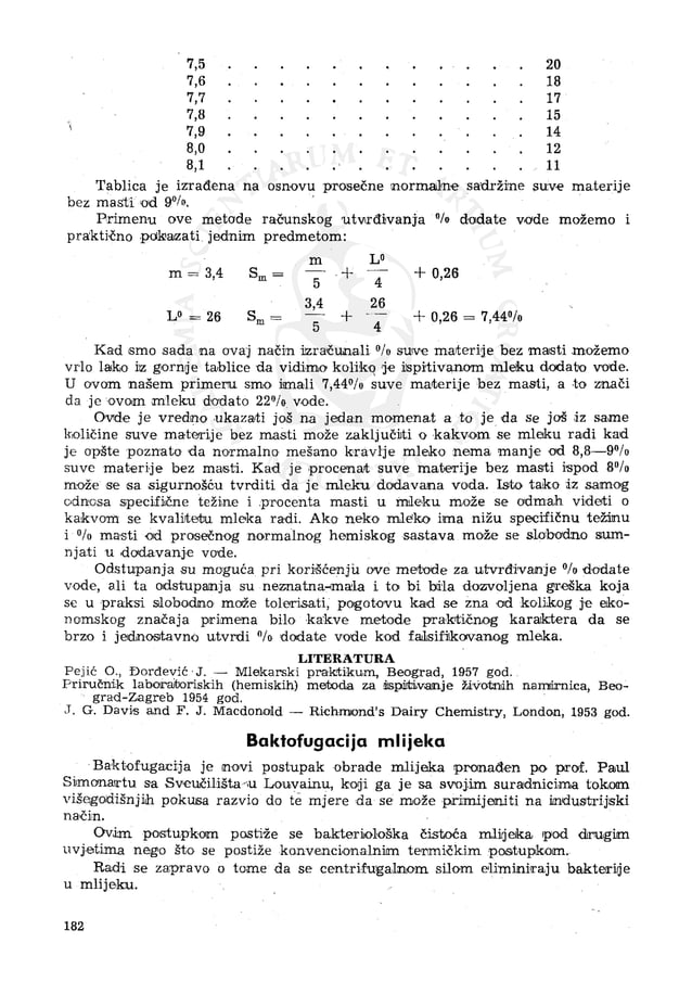 3 prakticna primena_metode_racunskog_utvrdivanja_dodate_vode_kod_zbirnog_mleka | PDF