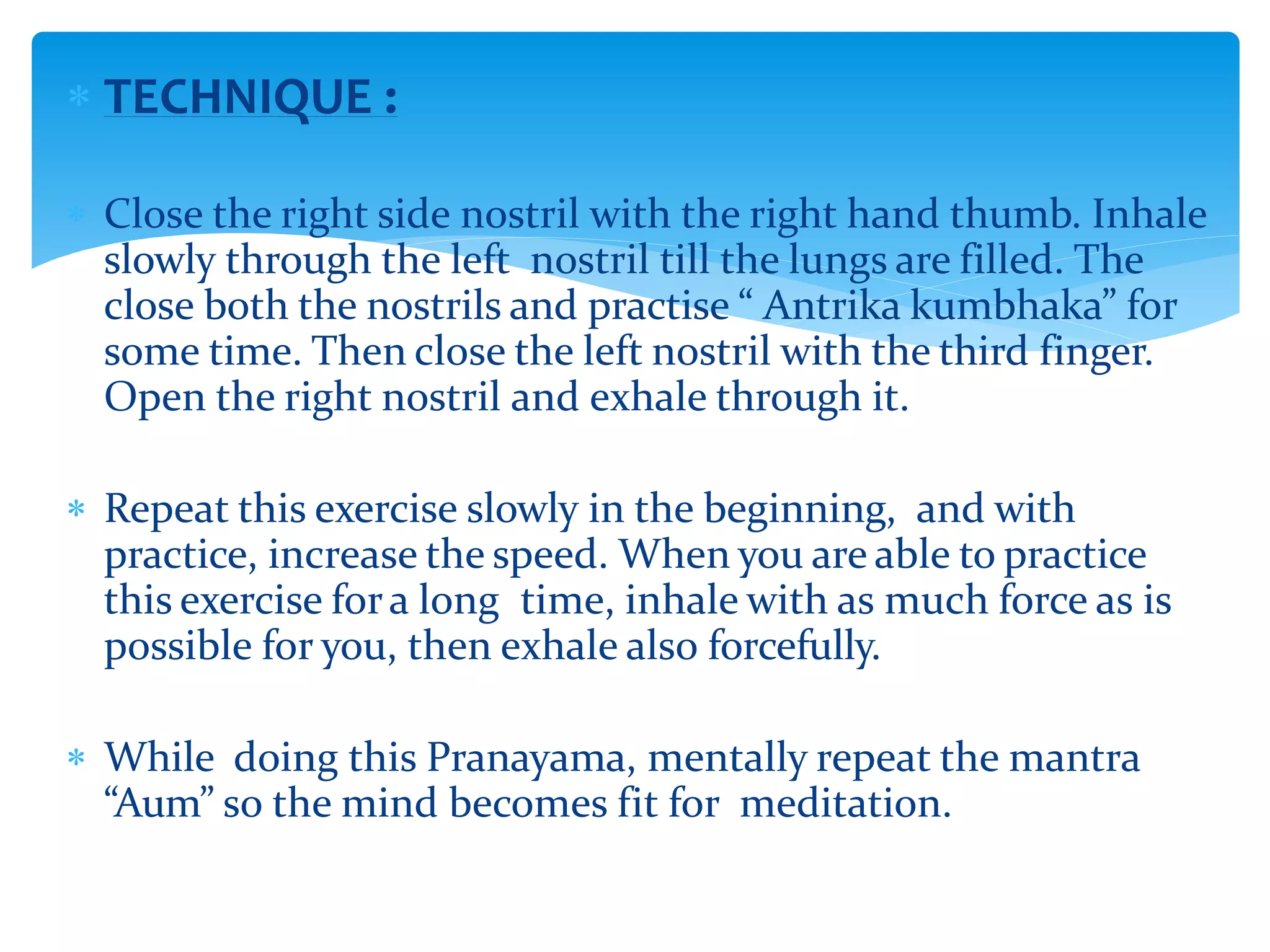 Pranayama | PPTX