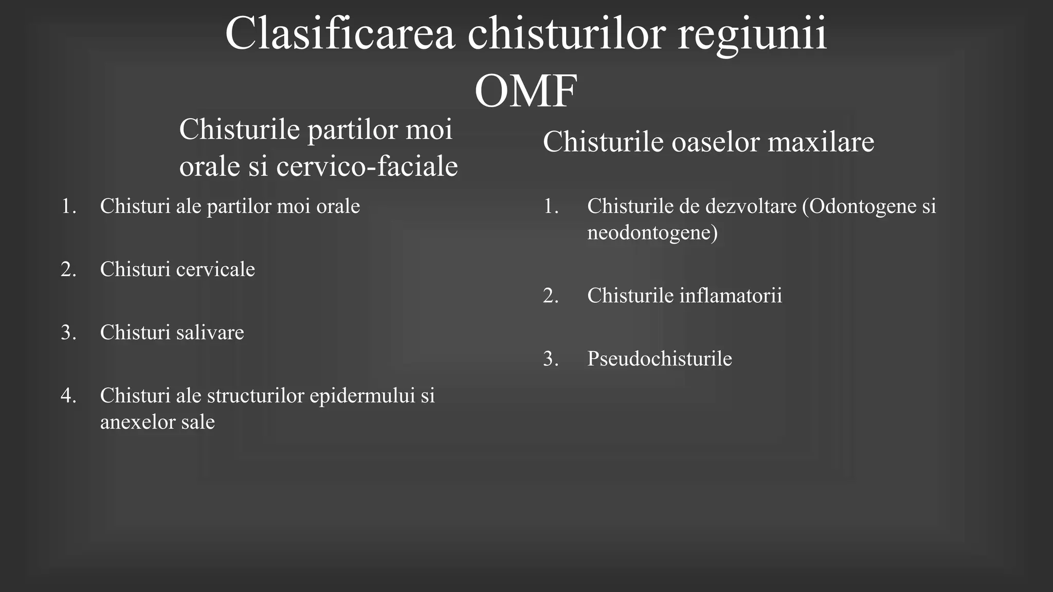 3 Prelegere Chisturile odontogene....ppt