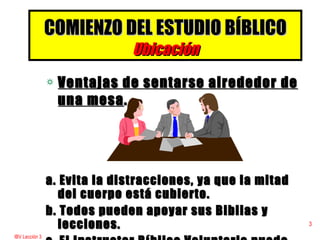 3 presentación del estudio bíblico | PPT