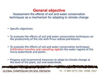 Soil and water conservation technics as a mechanism to adapt to the ...