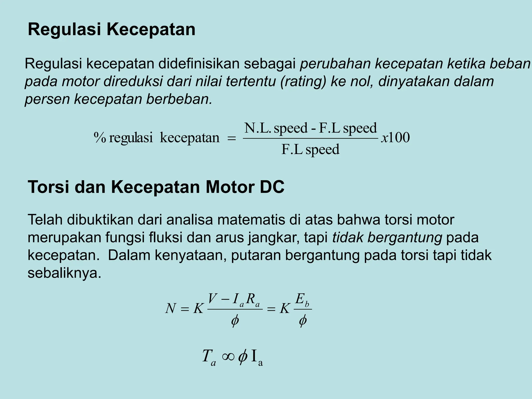 Presentasi motor DC didalam industri dan pemanfaatannya | PPT